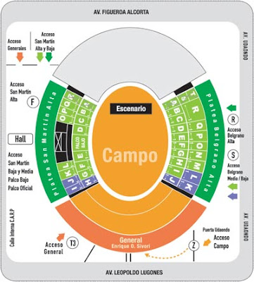 kiss army argentina: acceso estadio river plate